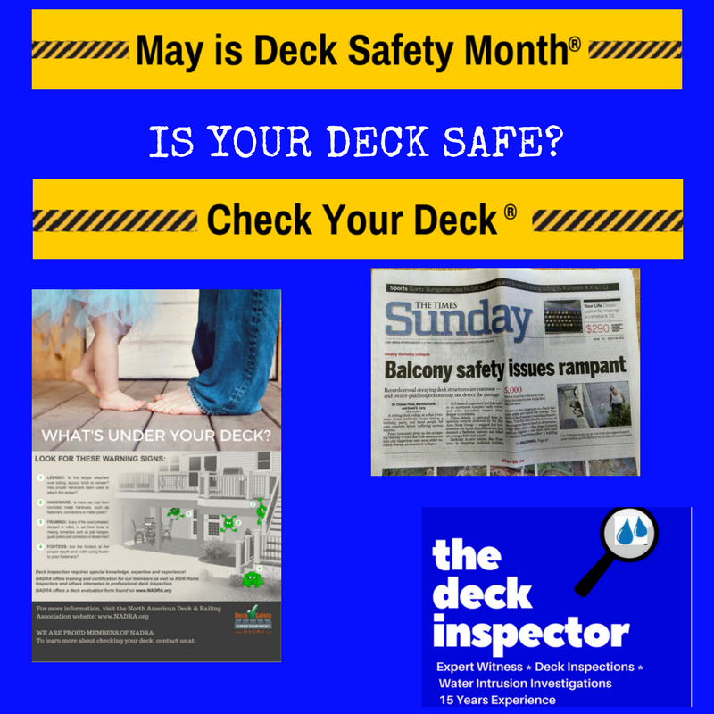 Deck Inspections For Real Estate Transactions & Safety | SB 326 Deck ...